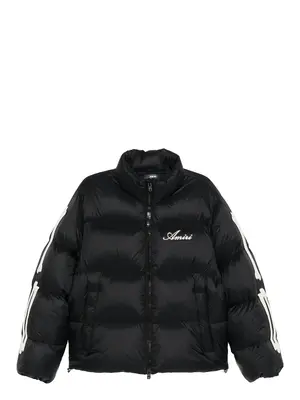 Amiri Bones-print Padded Jacket - Black