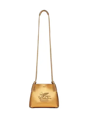 Etro Laminated Libra Tote - Gold