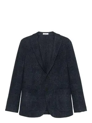 Boglioli Checked Blazer - Blue