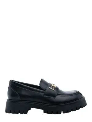Just Cavalli Logo-plaque Loafers - Black