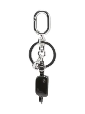 Lululemon Everywhere Belt Bag Charm Keychain - Black/silver