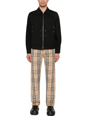 Burberry Check-print Trousers - Neutrals