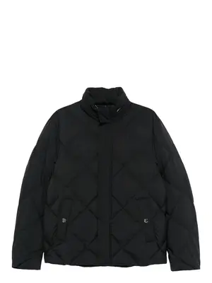Canali Quilted Down Jacket - Black
