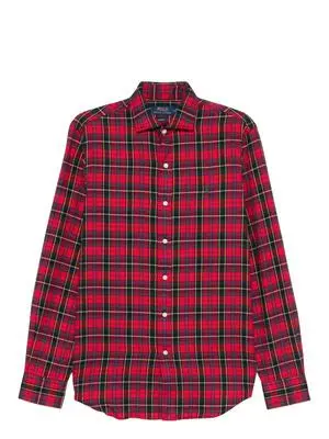 Polo Ralph Lauren Tartan-check Shirt - Red