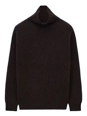 LEMAIRE Felted Jumper - Brown
