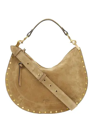 Isabel Marant Oskan Soft Zip Shoulder Bag - Brown
