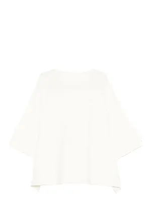 Issey Miyake Square Rib Ap Sweater - White