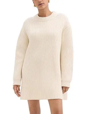 Theory Wool Sweater Dress - Ivory