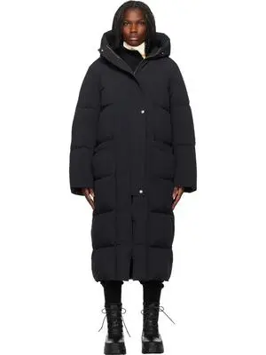 JIL SANDER Quilted Down Coat - 001 Black