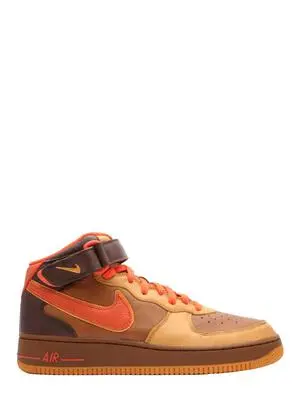 Nike Air Force 1 Mid Prm Qk Thanksgiving Sneakers - Hazelnut/orange Blaze/chutney