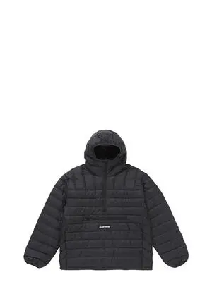 Supreme Micro Down Half Zip Hooded Pullover (fw24) Black