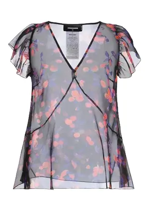 Dsquared2 Floral-print Top - Black