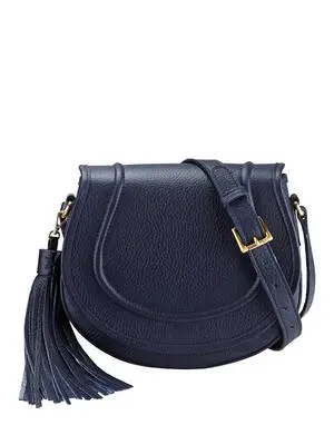 Gigi New York GiGi New York Jenni Saddle Bag Navy