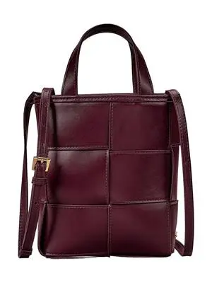 Gigi New York GiGi New York Chloe Mini Shopper Bordeaux