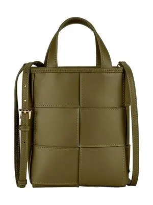 Gigi New York Chloe Mini Shopper - Olive