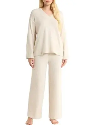 Nordstrom Sweater And Lounge Pants Set - Ivory Dove