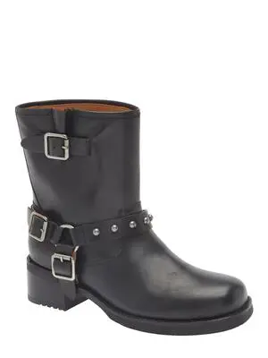 CHOCOLAT BLU Joss Leather Booties - Black Leather