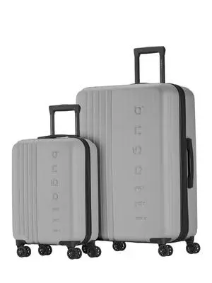 BUGATTI Bugatti Classic 2-Piece Hardside Luggage Set Light Grey