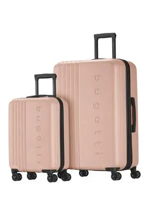 BUGATTI Bugatti Classic 2-Piece Hardside Luggage Set Peach