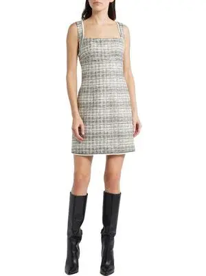 KOBI HALPERIN KOBI HALPERIN Metallic Tweed Mini Dress