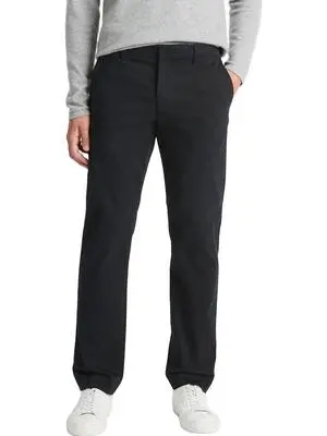 Vince Dylan Peached Stretch Cotton Chinos - Black