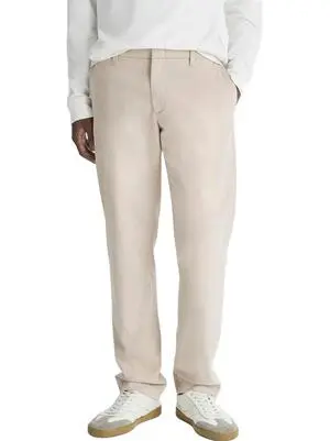 Vince Dylan Peached Stretch Cotton Chinos - Cahuenga Khaki