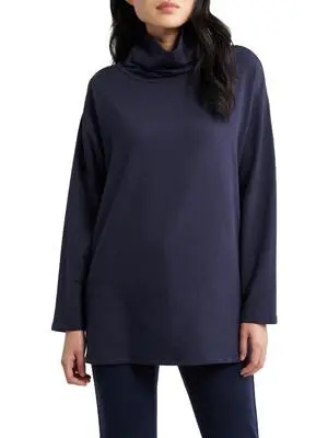 Eileen Fisher Eileen Fisher Cowl Neck Knit Top Ink
