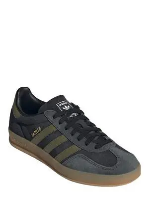 Adidas Gazelle Indoor Sneaker Black/focus Olive/carbon