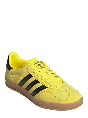 Adidas Gazelle Indoor Sneaker Yellow/black/gold Metallic