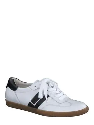Paul Green Paul Green Zaria Low-Top Sneaker White Black Leather
