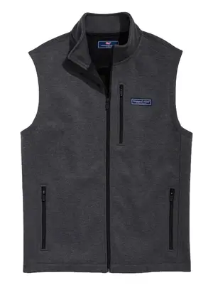 VINEYARD VINES Mountain Sweater Fleece Zip-Up Vest