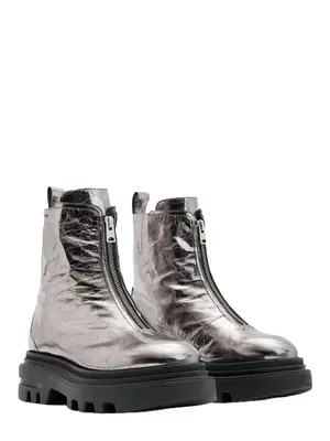 ALLSAINTS Othello Lug Sole Bootie - Gunmetal Grey
