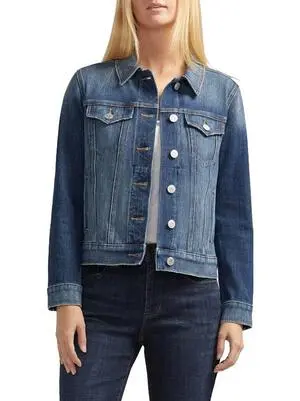 JAG JAG Kiara Distressed Denim Jacket
