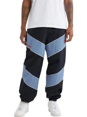 BUTTER GOODS X Umbro Diamond Nylon Track Pants - Black/slate