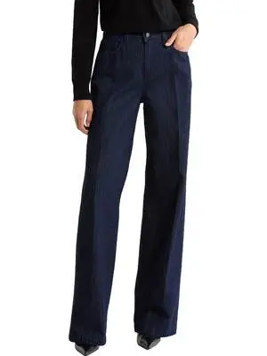 L'AGENCE Clayton High-Waist Wide-Leg Jeans