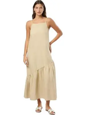 Onia Air Linen Maxi Dress - Jute