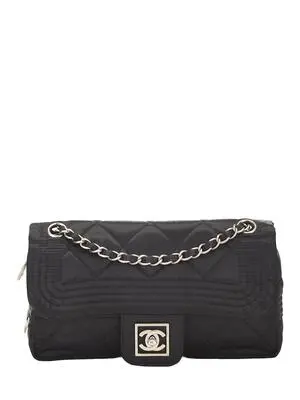 Chanel Sportline Half Flap Bag - Black