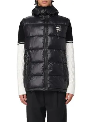 Karl Lagerfeld Puffer Vest - Black
