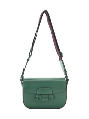 Gucci 1955 Horsebit Shoulder Bag - Green