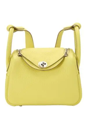 Hermès Clemence Lindy Mini Lime