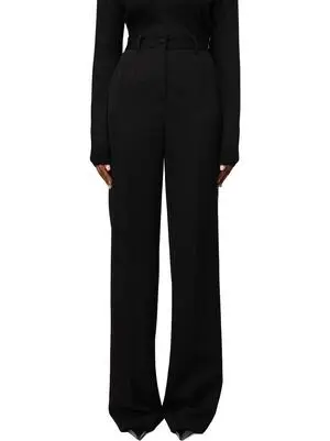 Dolce & Gabbana Tailored Wide Leg Trousers - Black