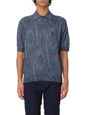 Etro Polo Shirt Men Blue