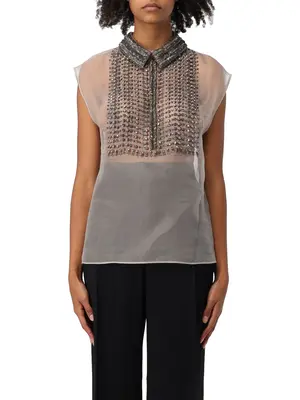 Alberta Ferretti Top - Grey
