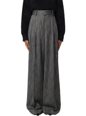 Alberta Ferretti Wide Leg Pants - Grey