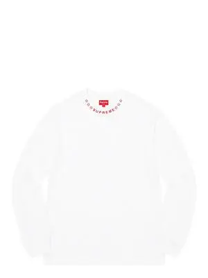 Supreme Stars Collar Long-sleeve Top 'white' White