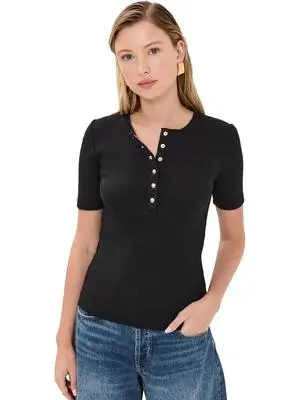 ANINE BING Alessia Tee - Black