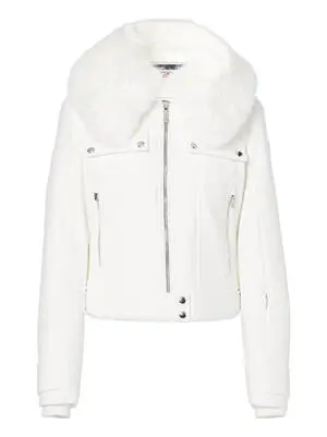 Fusalp Maeli Faux Fur-trimmed Jacket - White