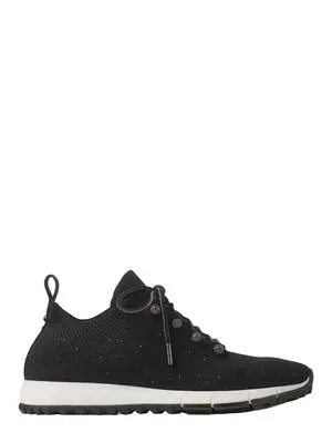 JIMMY CHOO Jimmy Choo Veles Sequin Knit Trainers Black