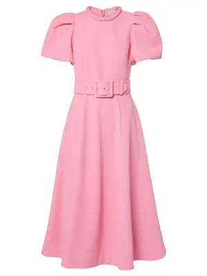 REBECCA VALLANCE Rebecca Vallance Rosita Puff-Sleeve Midi Dress