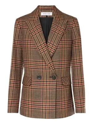 VERONICA BEARD Veronica Beard Sevyn Plaid Virgin Wool Blazer